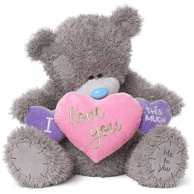 Valentines Giant Me To You Plush Bear 28 I Love You This Much Hearts Well Made Gifts