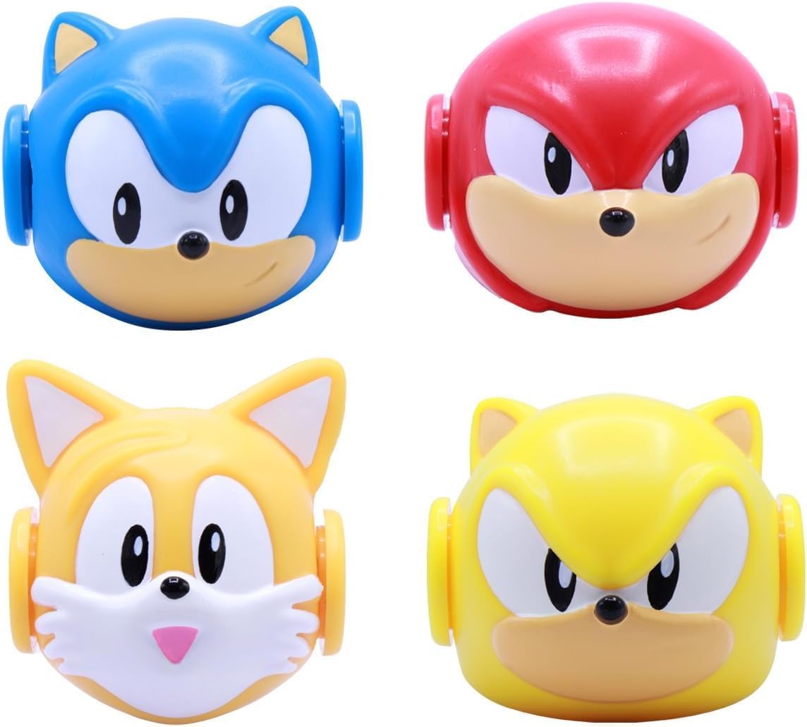 Sonic the Hedgehog Spinners Set of 4 | Well Made Gifts