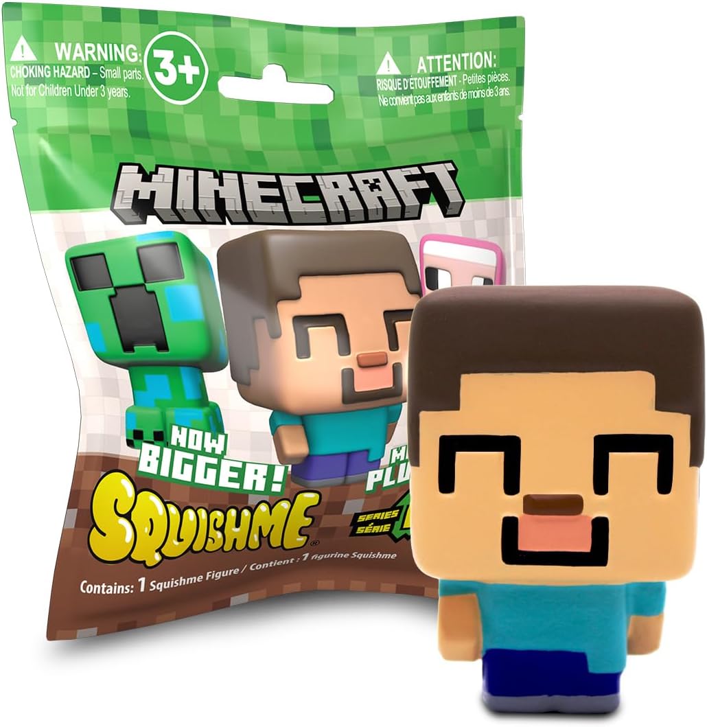 Minecraft SquishMe Series 2 – Official Collectible Squishy Toy | Well ...