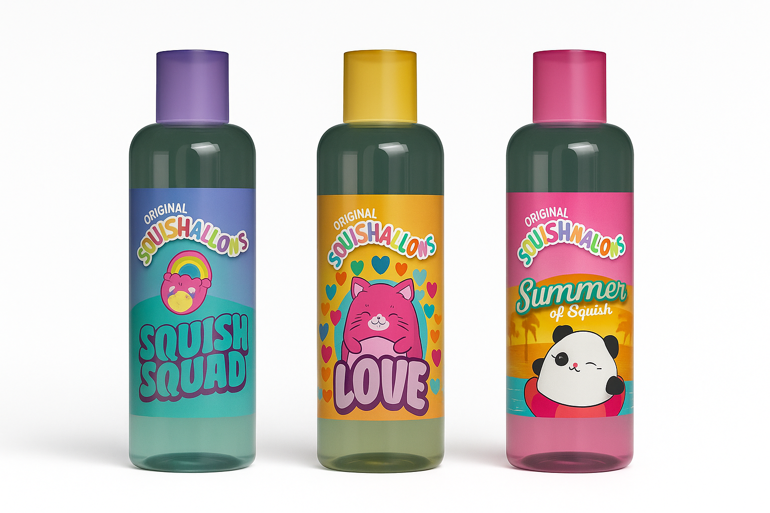 Squishmallows Body Mist Purple, Cream, Pink | Well Made Gifts