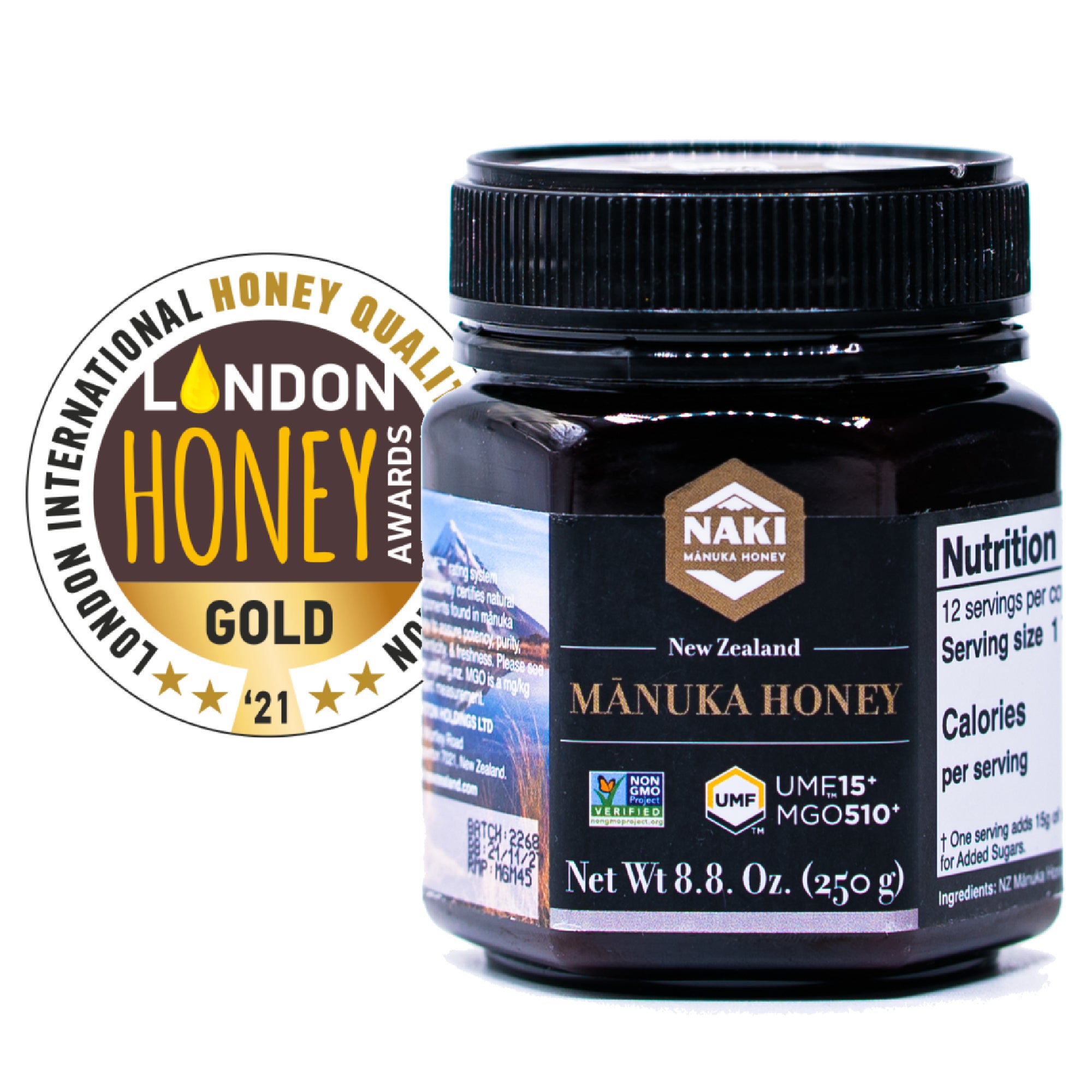 NAKI Manuka Honey Harvested, Tested. Traceable. Certified 100% New Zea ...