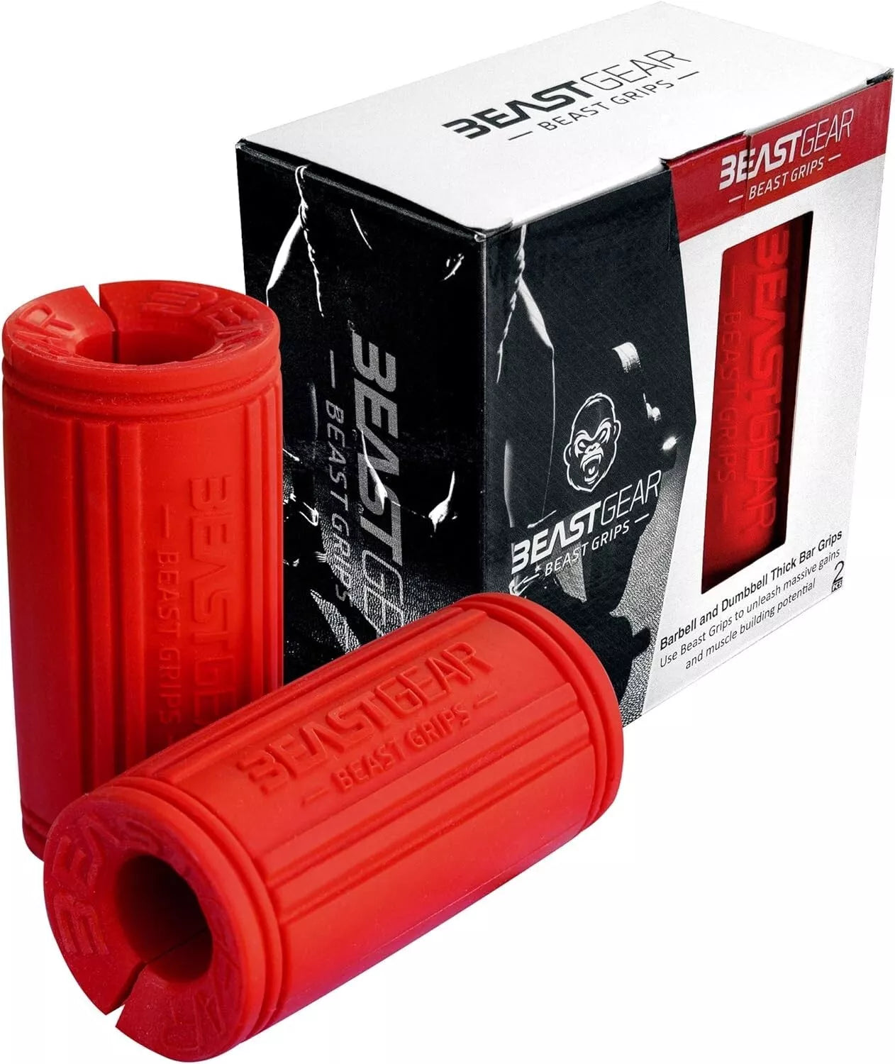 Beast Gear Barbell and Dumbbell Bar Grips | Well Made Gifts
