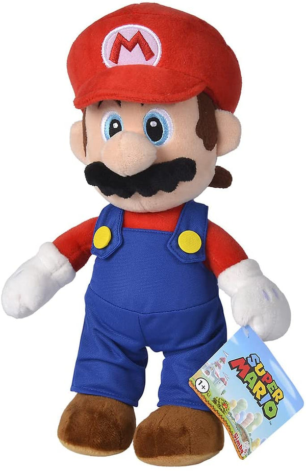 Simba Toys Official Super Mario Bros Soft Toy, Mario AND Luigi 30cm Se ...