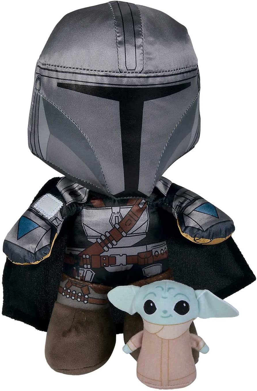 Mandalorian with Baby Yoda (Grogu) 25cm Plush Soft Toy - Simba Toys 63 ...