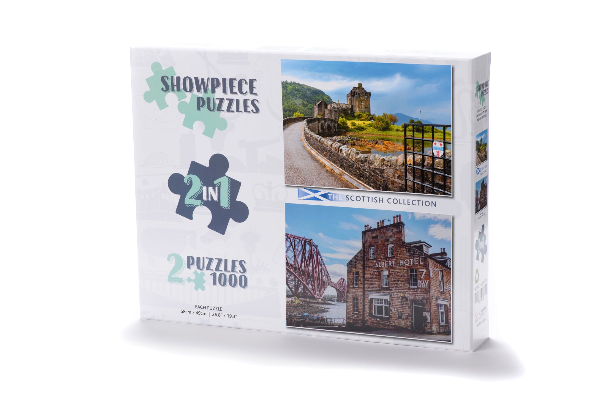 Scotland Jigsaw Puzzle - Eilean Donan Castle Loch Duich Highland and F ...
